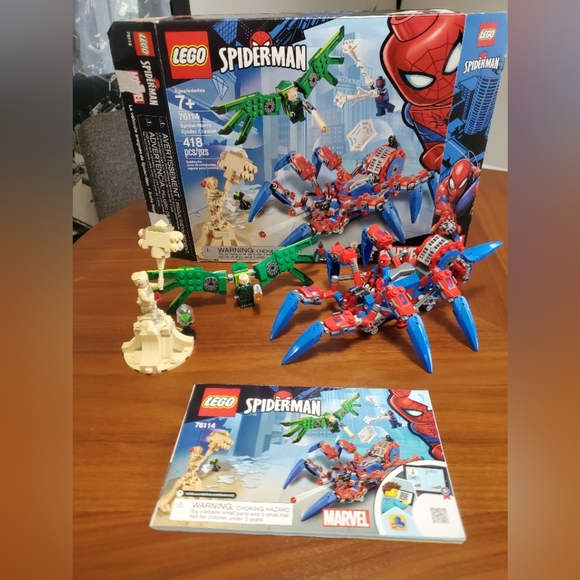 Lego | Toys | Lego Marvel Spiderman 7614 Spidermans Spider Crawler ...